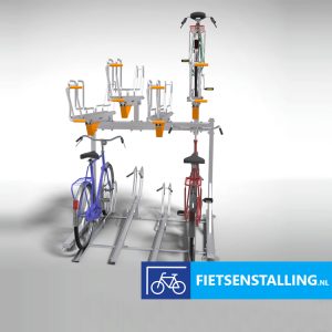 Etagerekken Level fietsparkeren - Fietsenstalling.nl